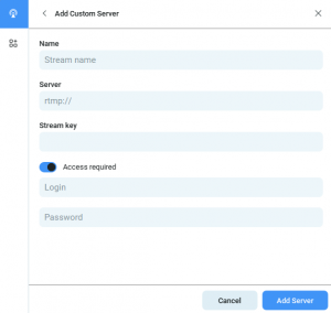 RTMP Streaming Connection – ManyCam Help and Support