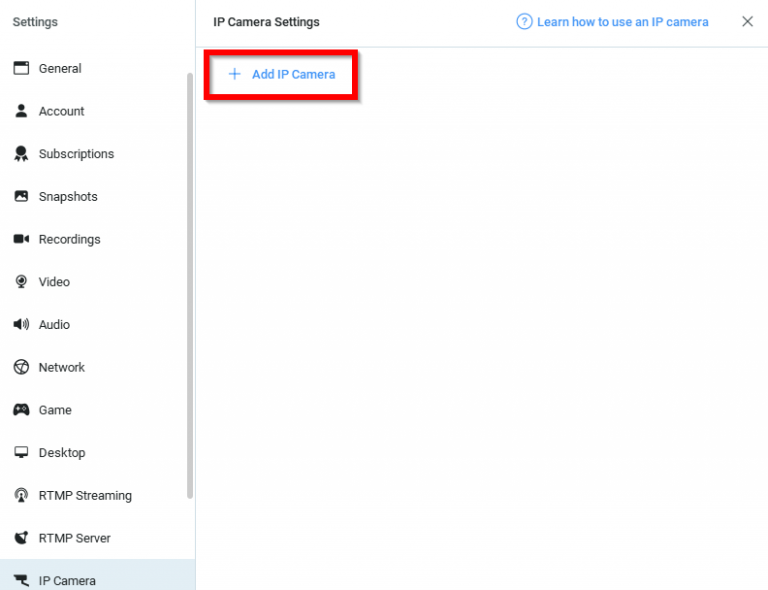 How to add an IP camera as a video source – ManyCam Help and Support
