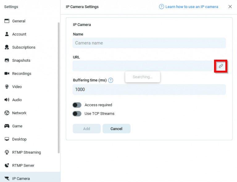 How to add an IP camera as a video source – ManyCam Help and Support