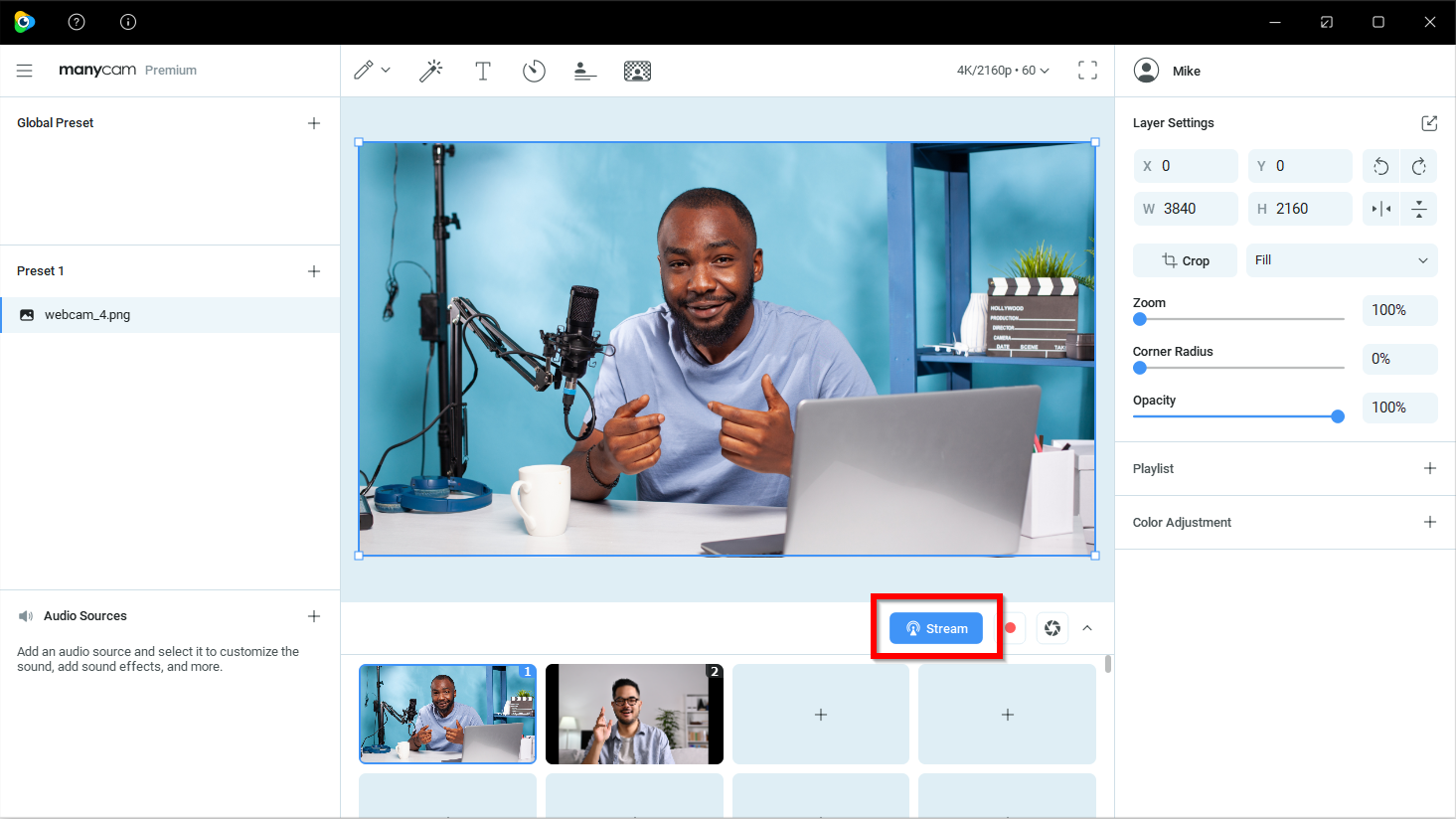 RTMP Streaming Connection in ManyCam 8 – ManyCam Help and Support RTMP Streaming Connection in ManyCam 8 – ManyCam Help and Support