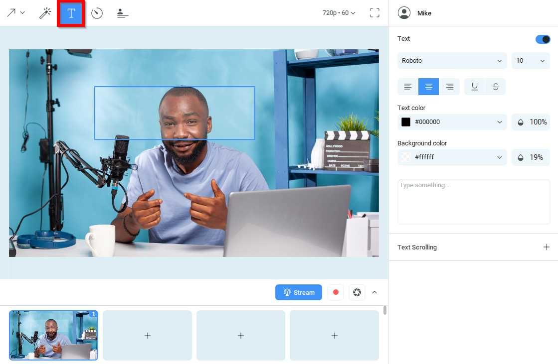 Text Tool – ManyCam Help and Support