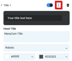 Titles (Lower Thirds) – ManyCam Help and Support
